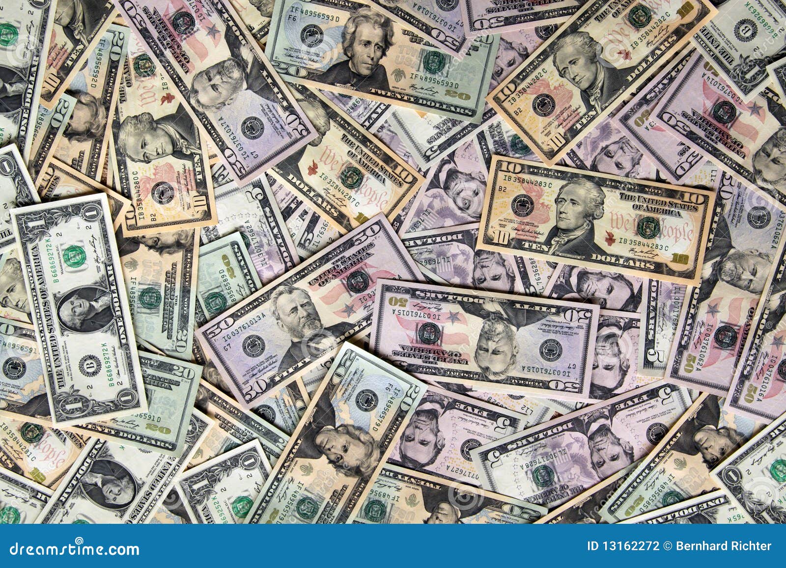 US Dollars Background stock photo. Image of covering - 13162272