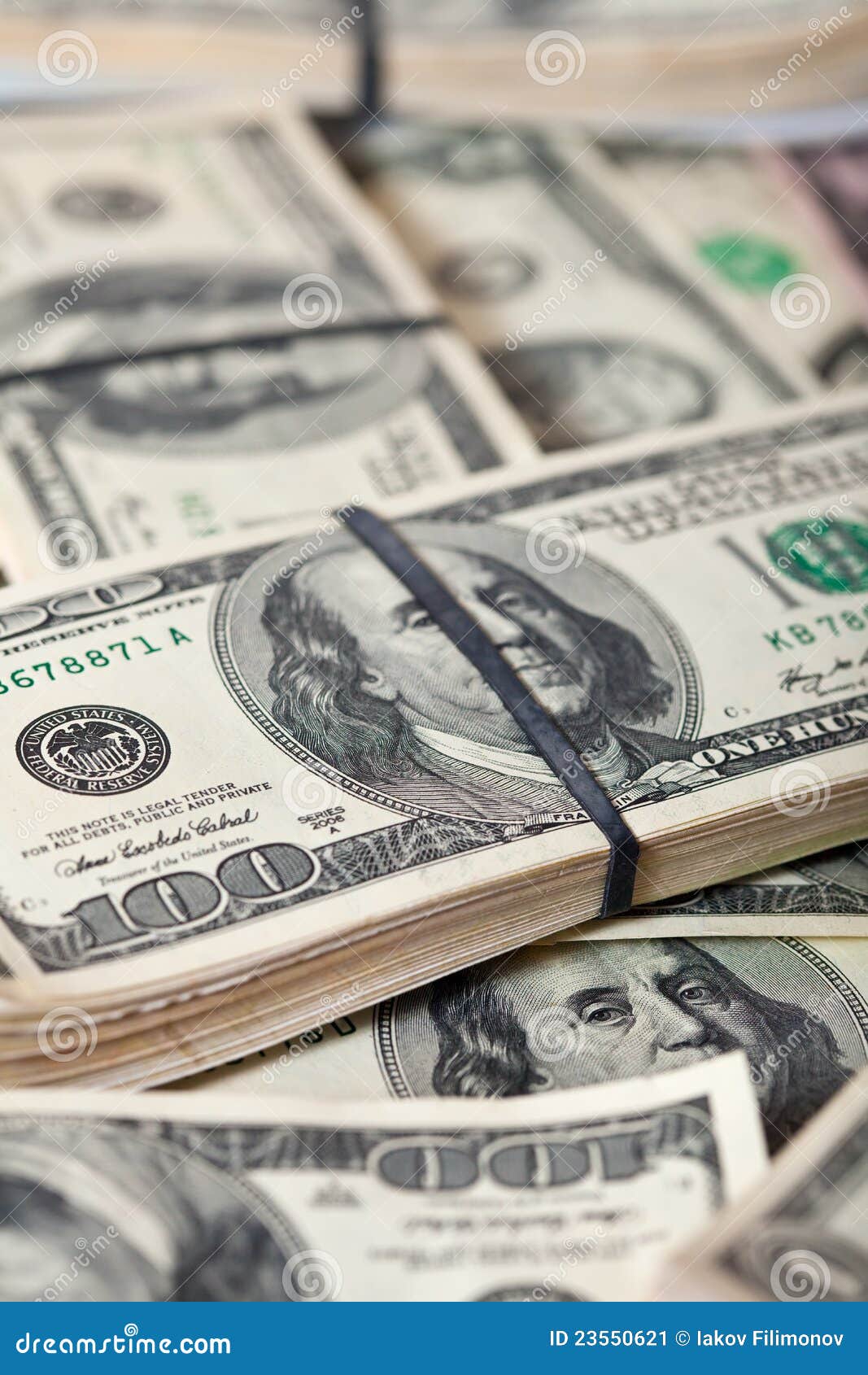 US dollars bank notes stock image. Image of finances - 23550621