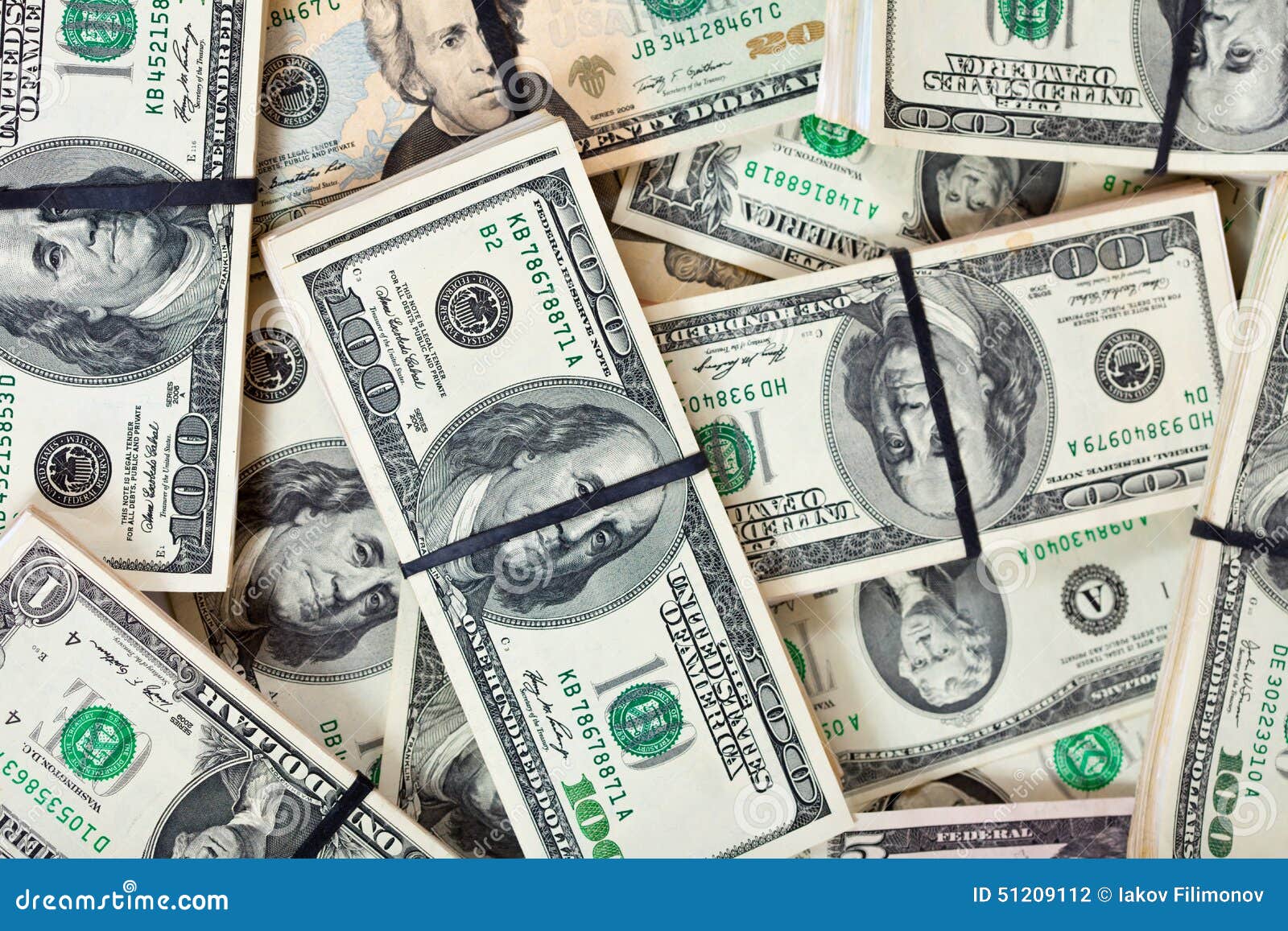 US dollars bank notes stock photo. Image of rate, objects - 51209112