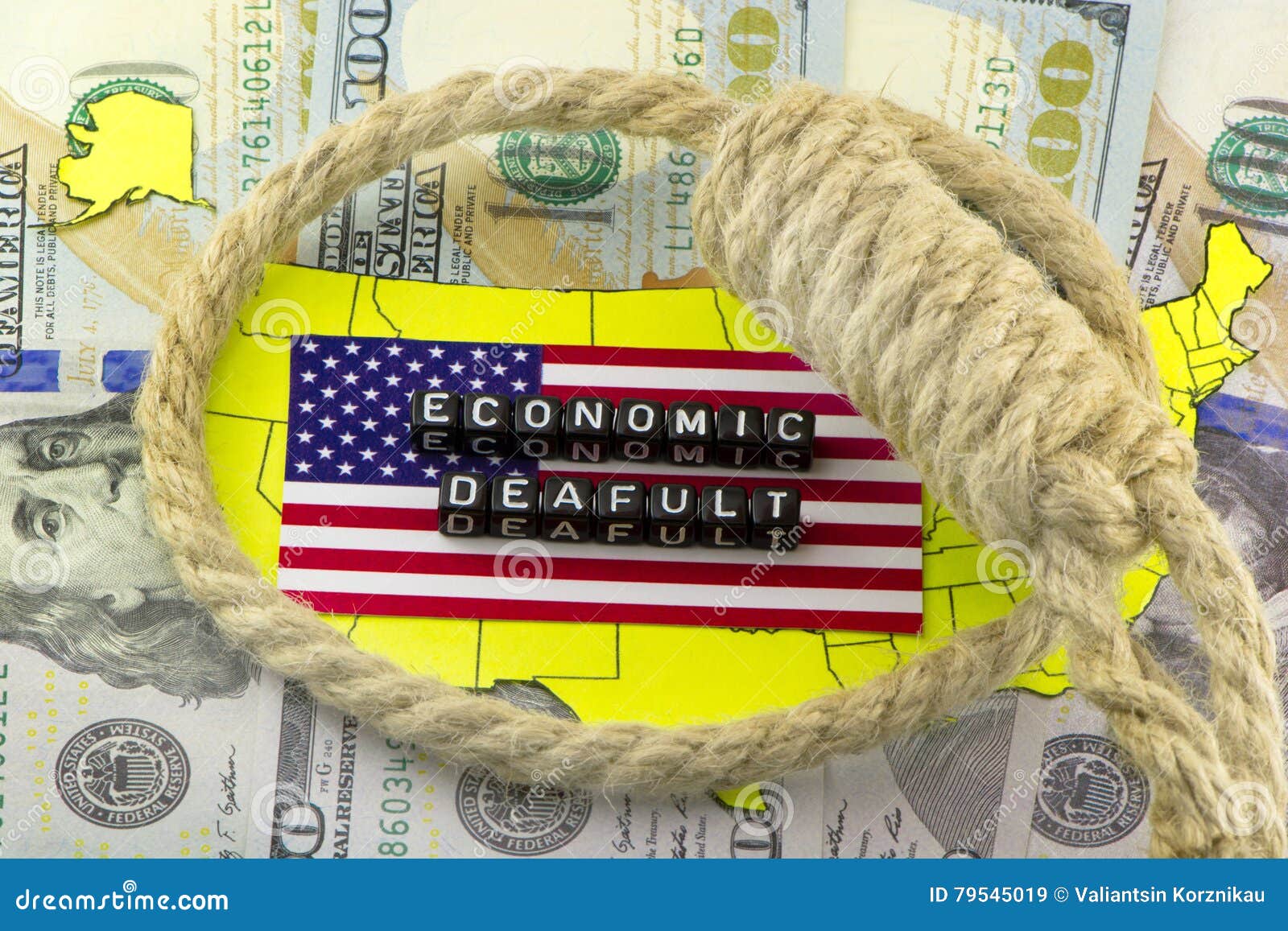 US economic default stock image. Image of decrease, finance - 79545019