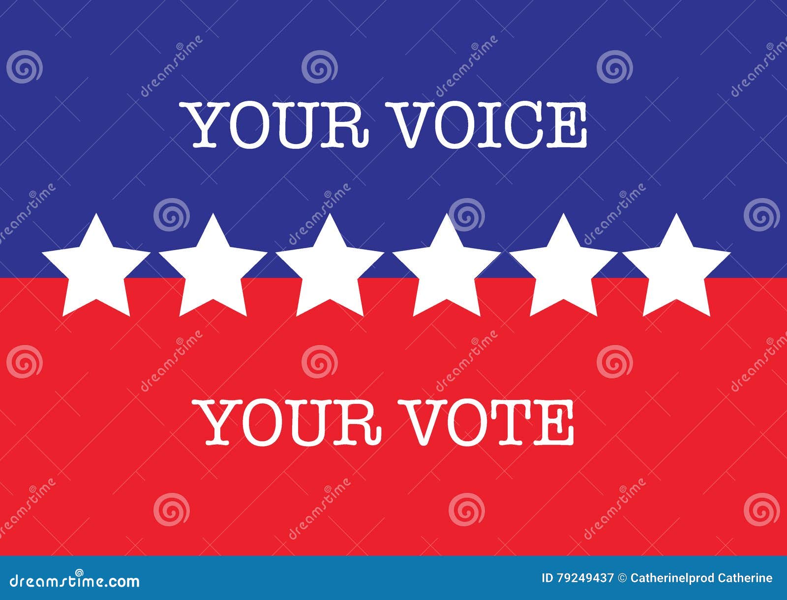 US election Vote stock vector. Illustration of cartoon - 79249437
