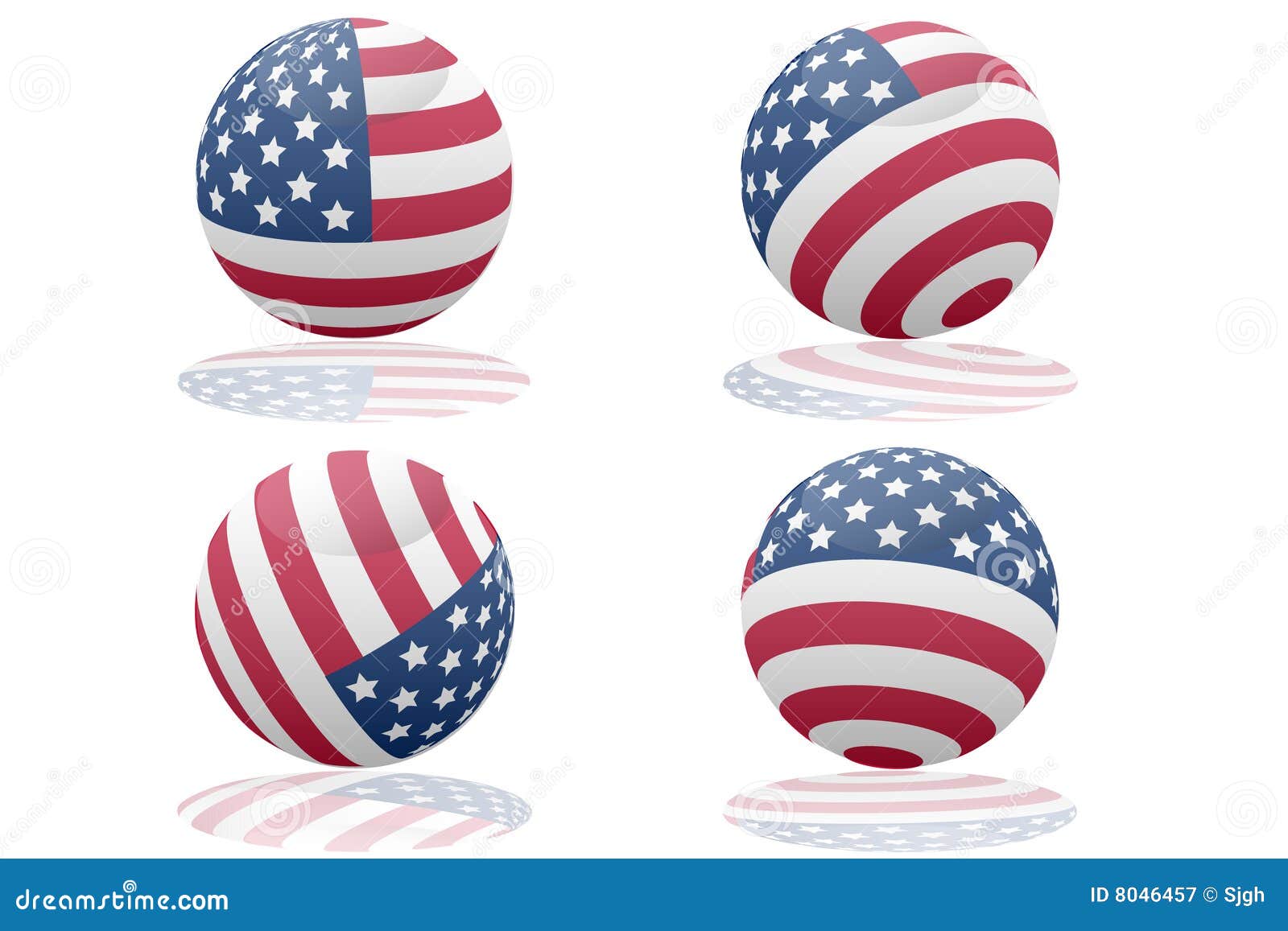 US flag stock vector. Illustration of light, nation, america - 8046457