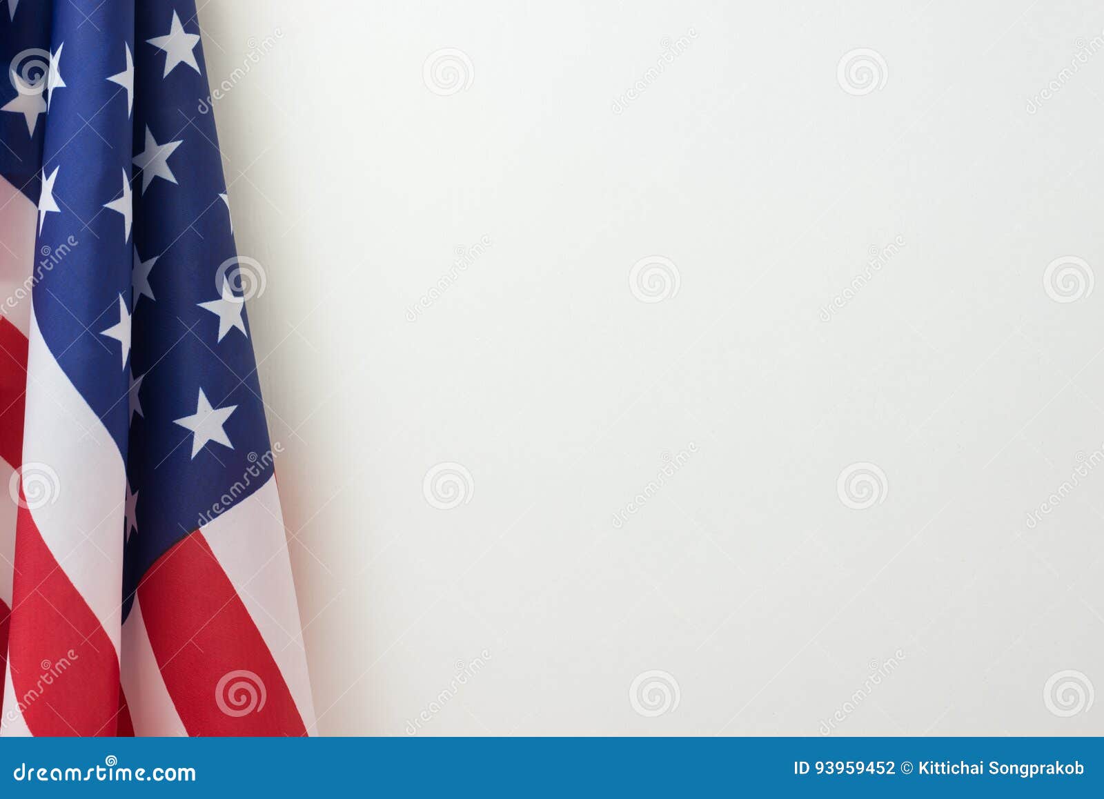 US Flag Border on White Background Stock Photo - Image of star, holding ...
