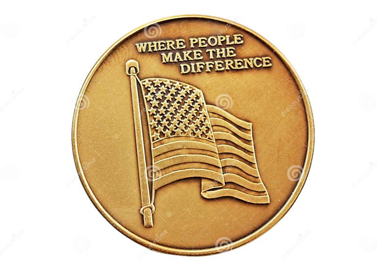 US Flag Coin editorial photography. Image of flag, stripes - 15661757
