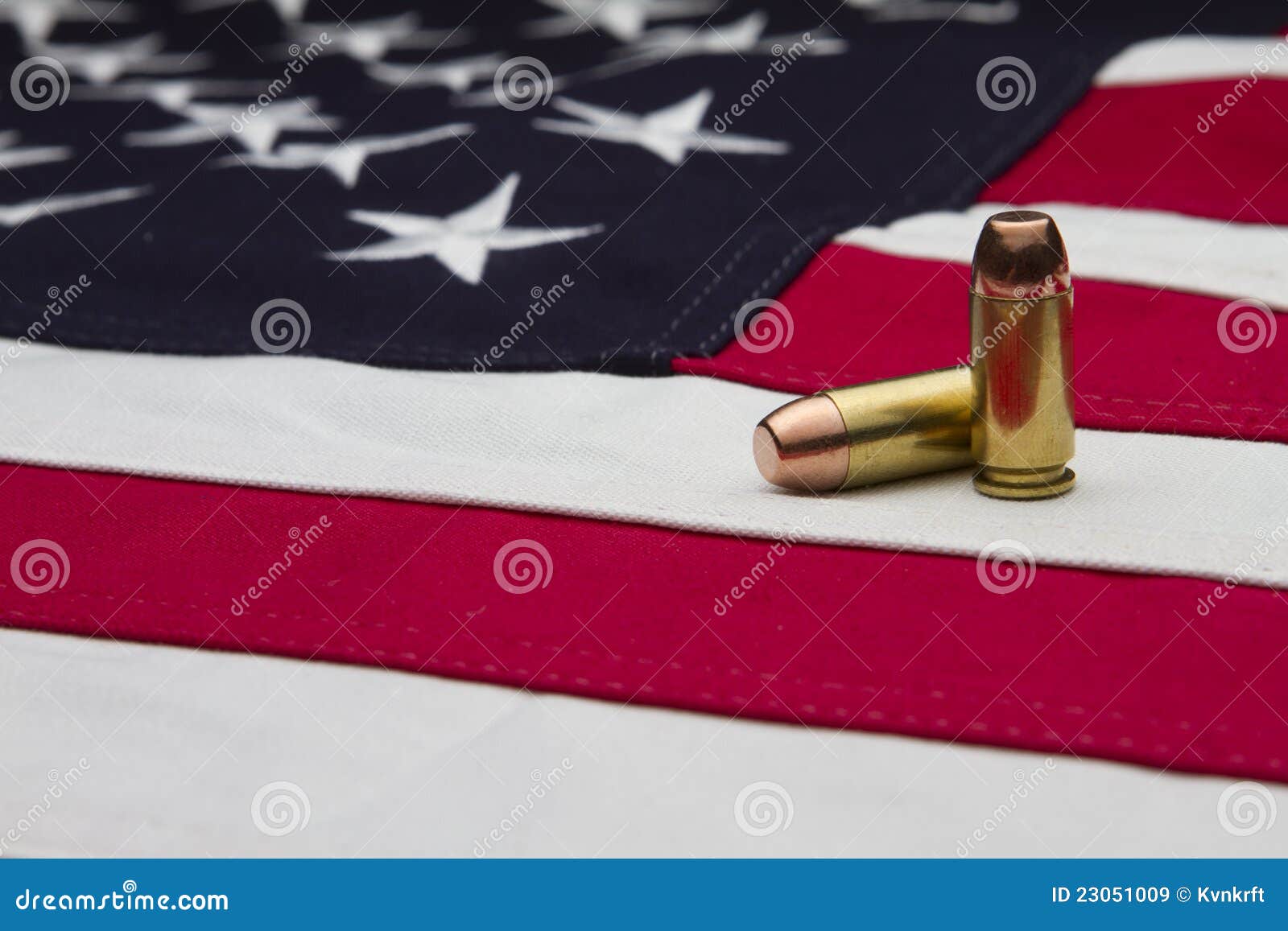US Flag and two bullets stock image. Image of states - 23051009