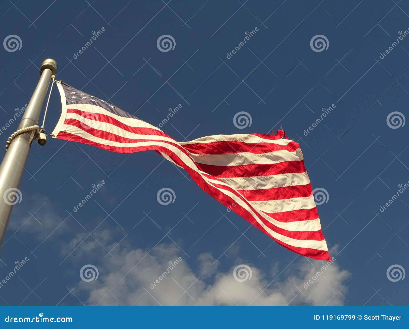 US flag stock image. Image of perspective, flag - 119169799