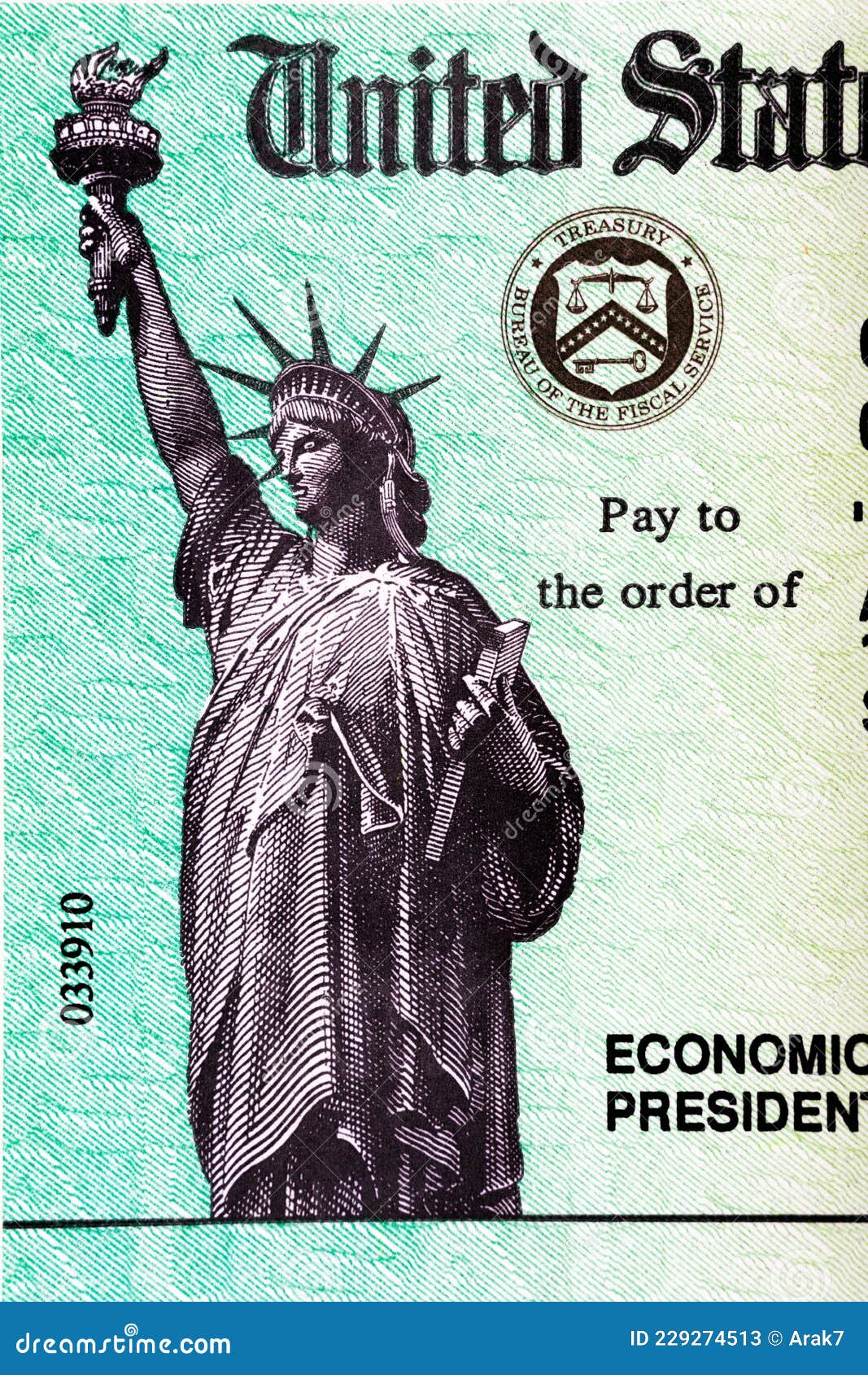 US Government Check editorial stock photo. Image of check - 229274513