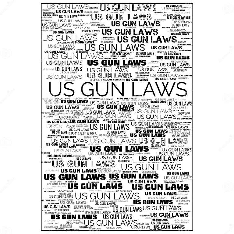 US Gun Laws Header Background Text Illustration Stock Illustration ...