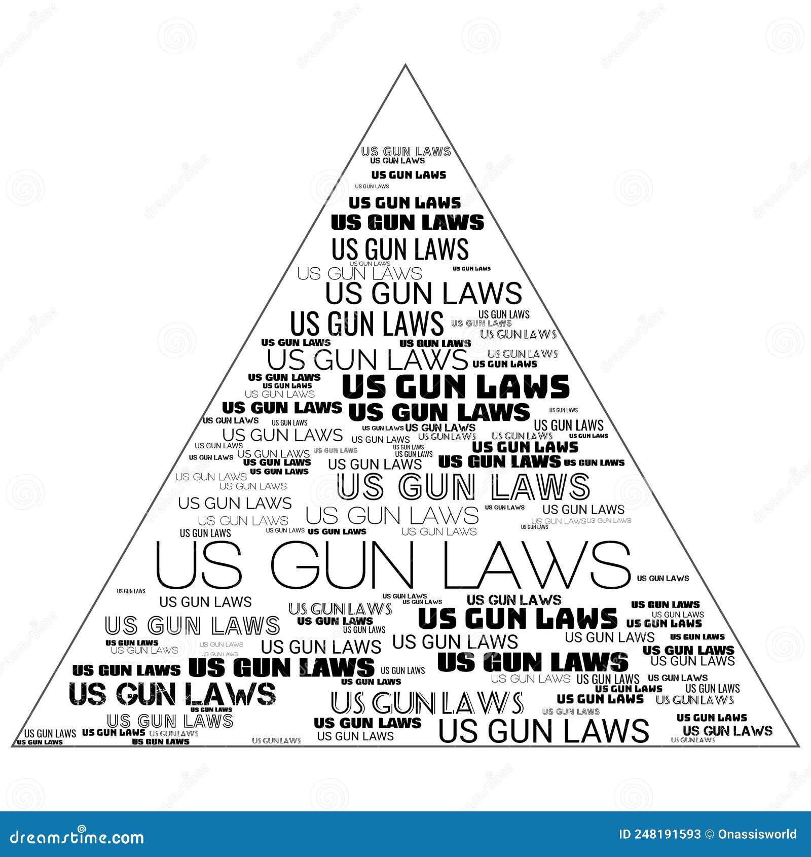 US Gun Laws Header Background Text Illustration Stock Illustration ...