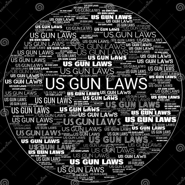 US GUN Laws Header Background Text Illustration Stock Illustration ...
