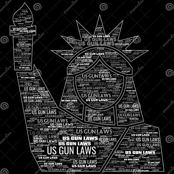 US GUN Laws Header Background Text Illustration Stock Illustration ...