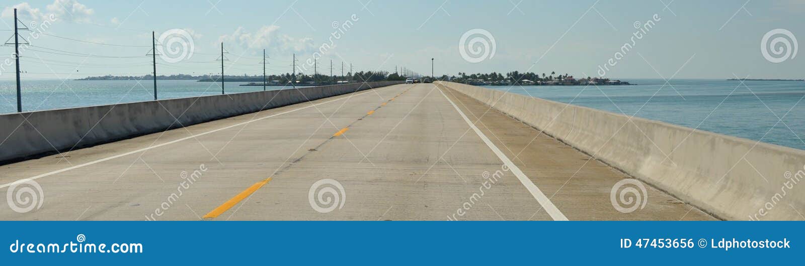 US 1 Highway stock photo. Image of destination, bridge - 47453656