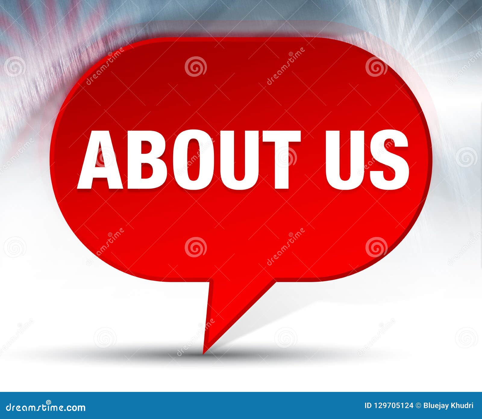 About Us Red Bubble Background Stock Illustration - Illustration of ...
