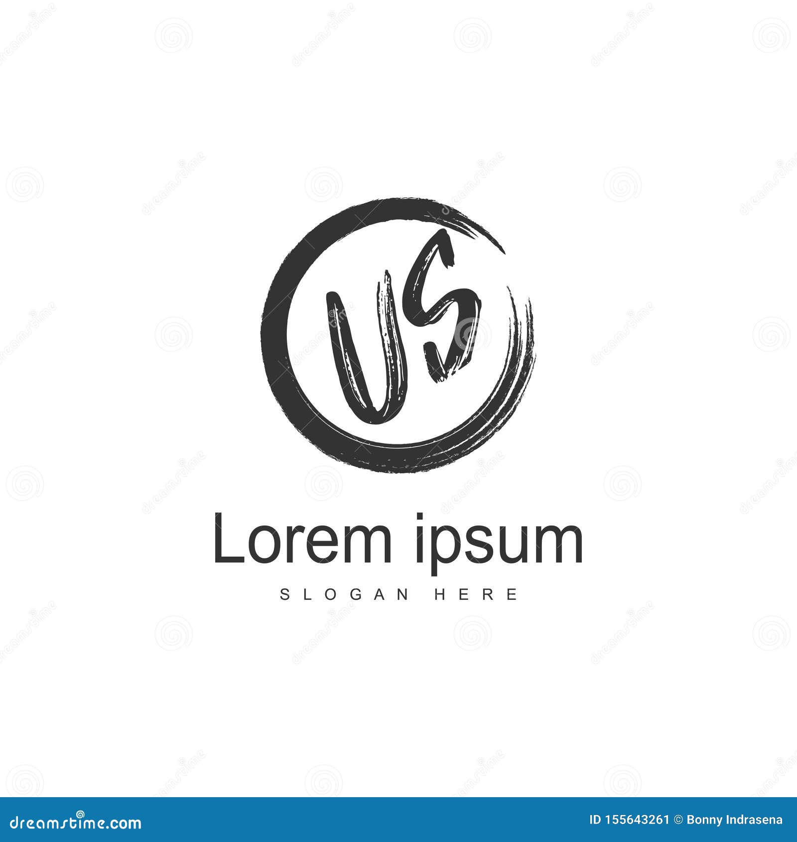 US Letter Logo Design. Creative Modern US Letters Icon Illustration ...