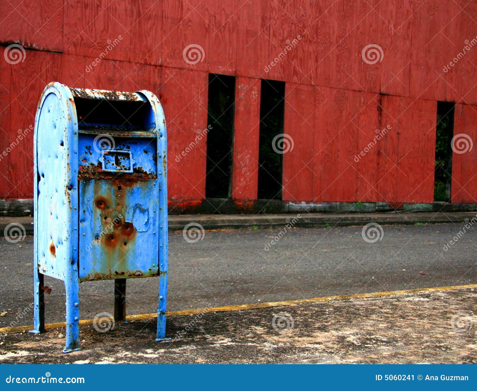 US Mailbox stock image. Image of rusty, rust, holes, rusted - 5060241