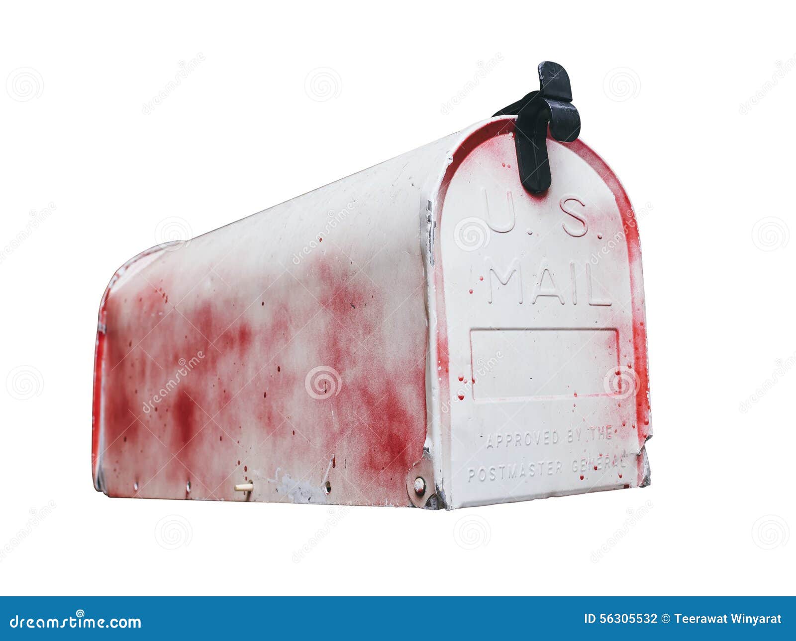 Us mailbox isolated stock photo. Image of send, postal - 56305532