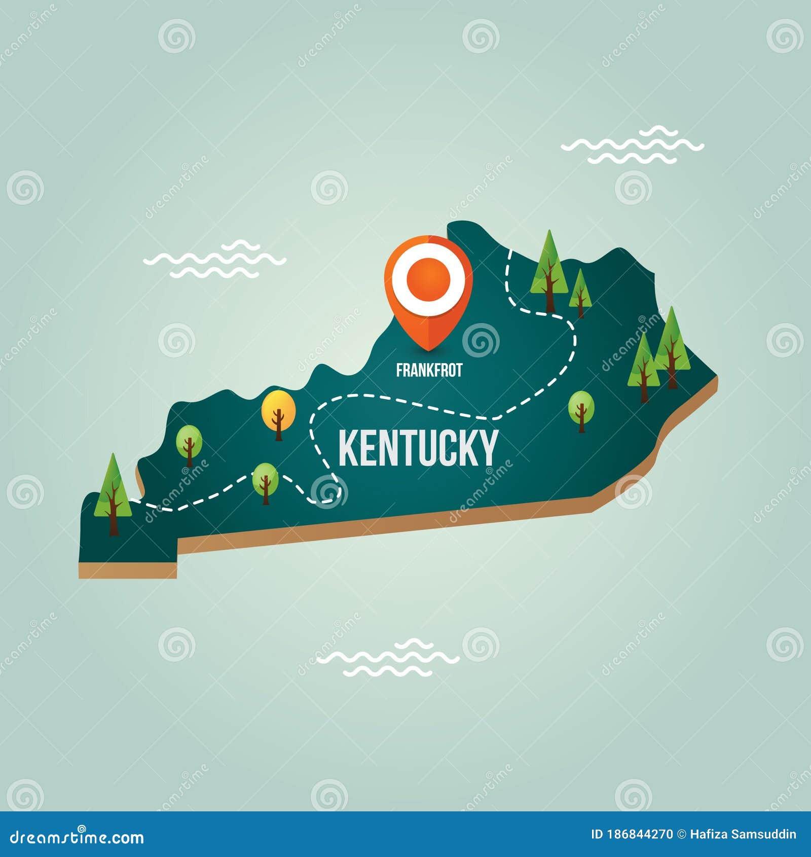 Us map stock illustration. Illustration of maps, capitals - 186844270
