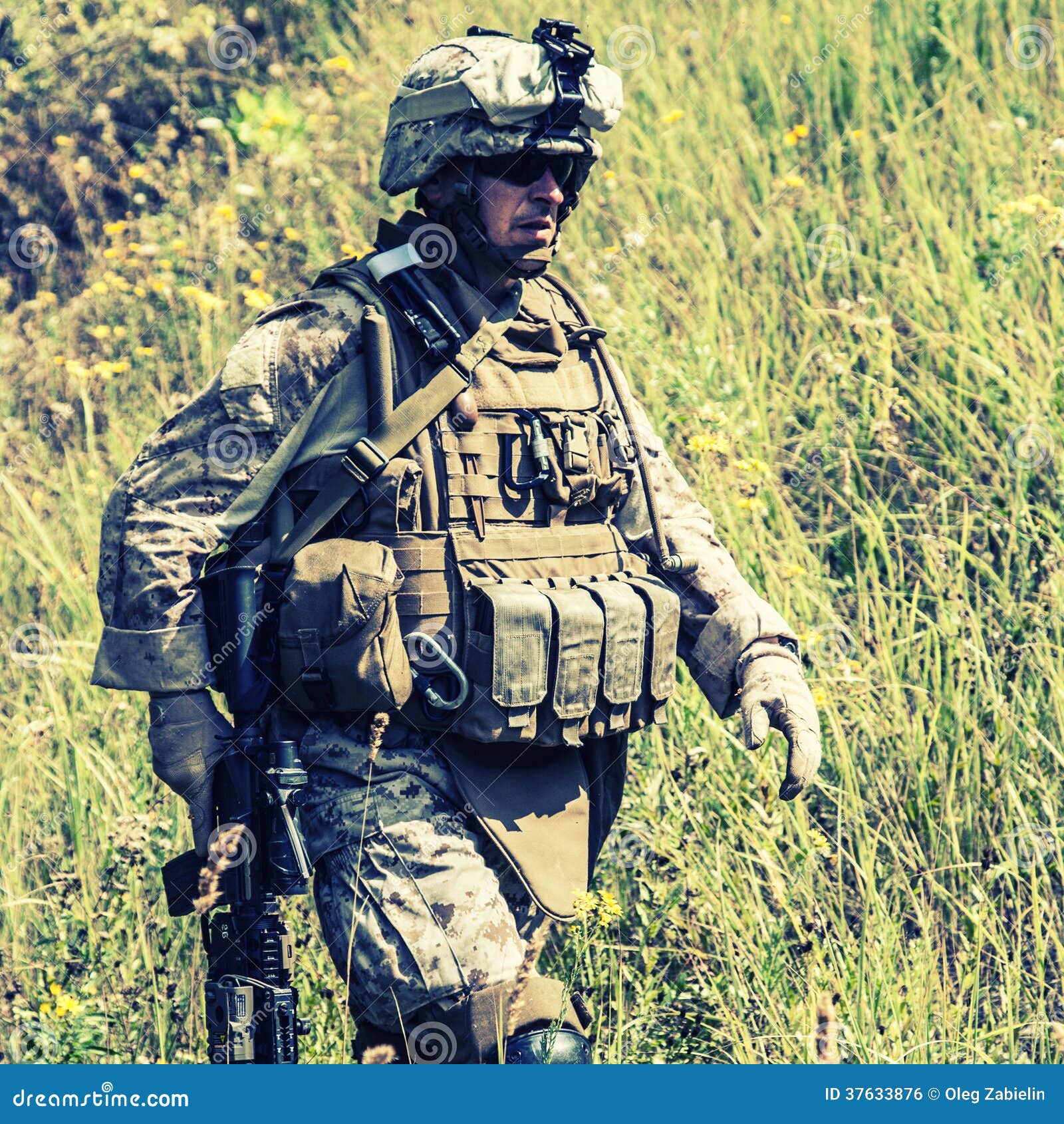 US marine stock photo. Image of forces, killing, colorized - 37633876