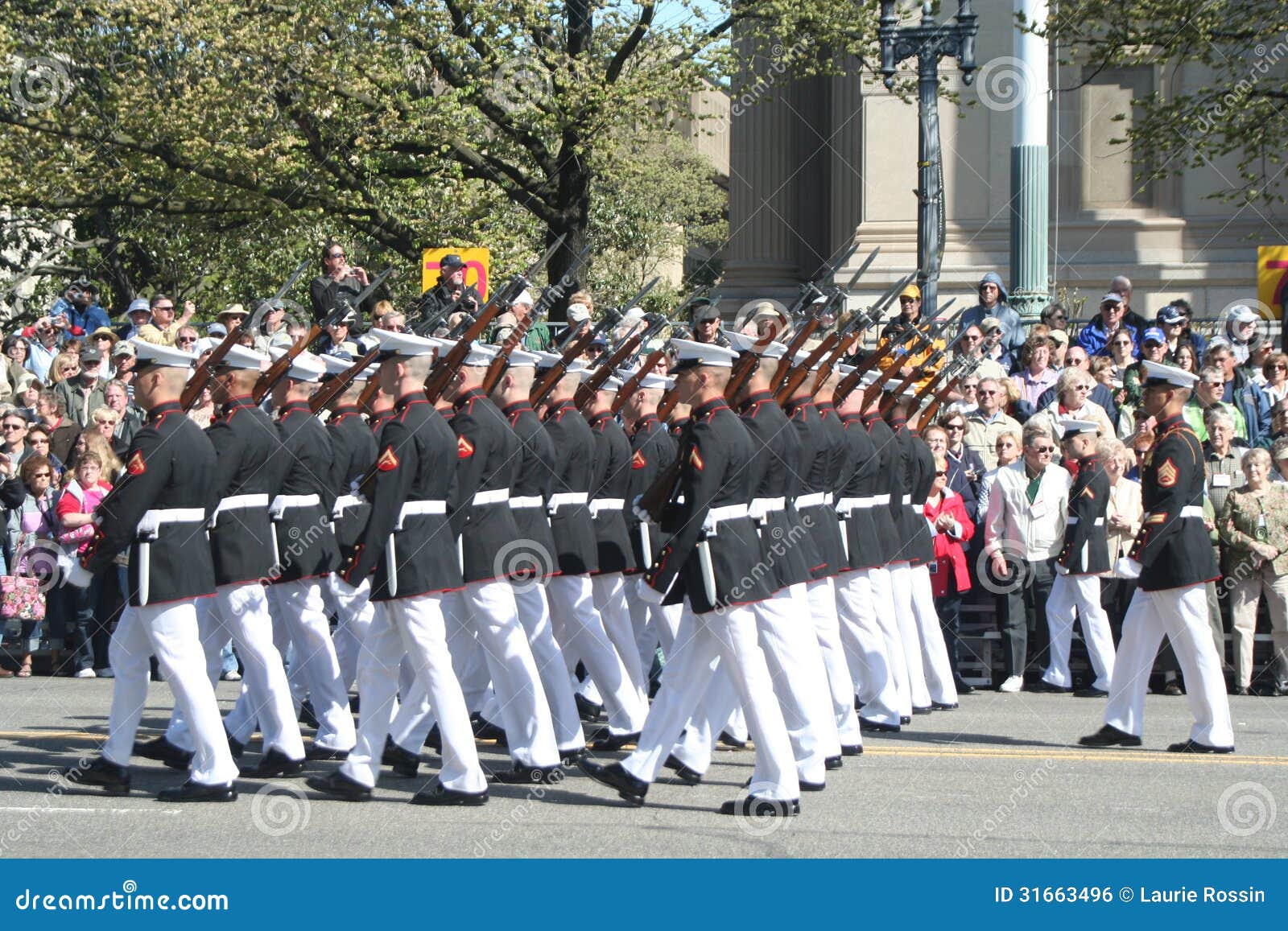US Marine Corp in Der Parade Redaktionelles Foto - Bild von überwachen ...