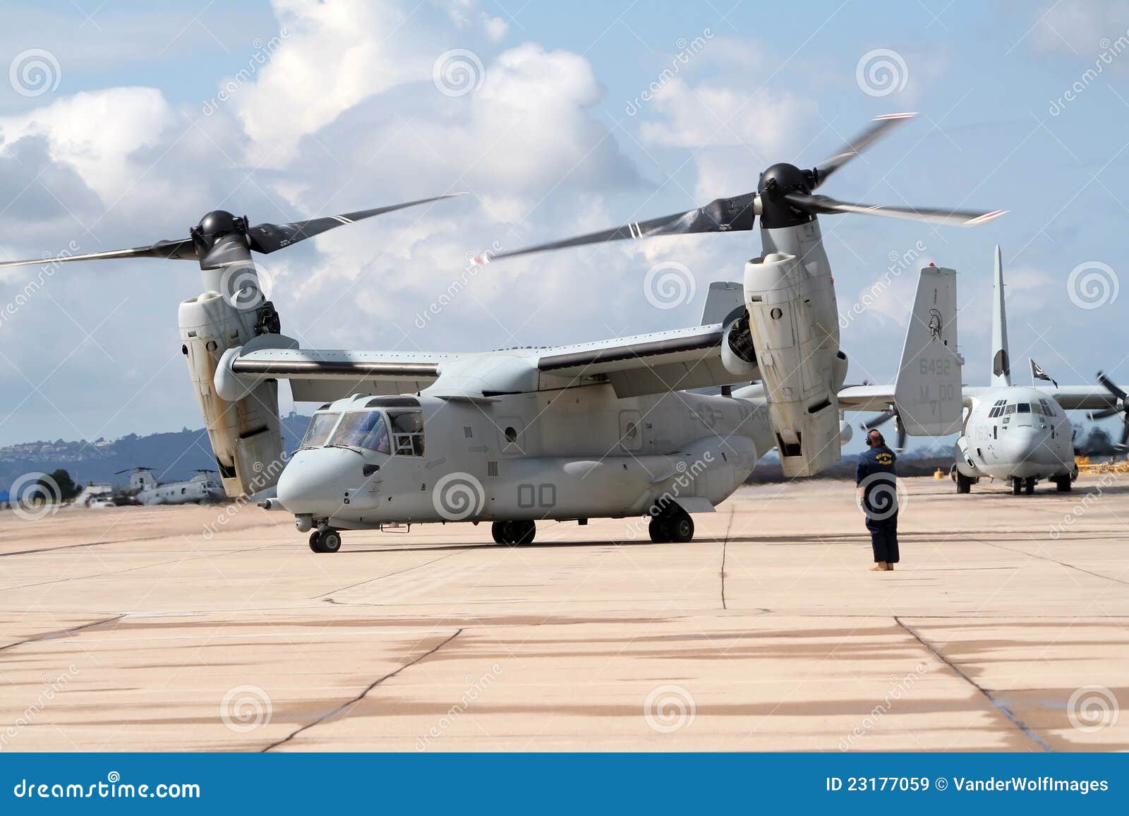USMC V-22 Osprey Aircraft Flying Editorial Photo | CartoonDealer.com ...