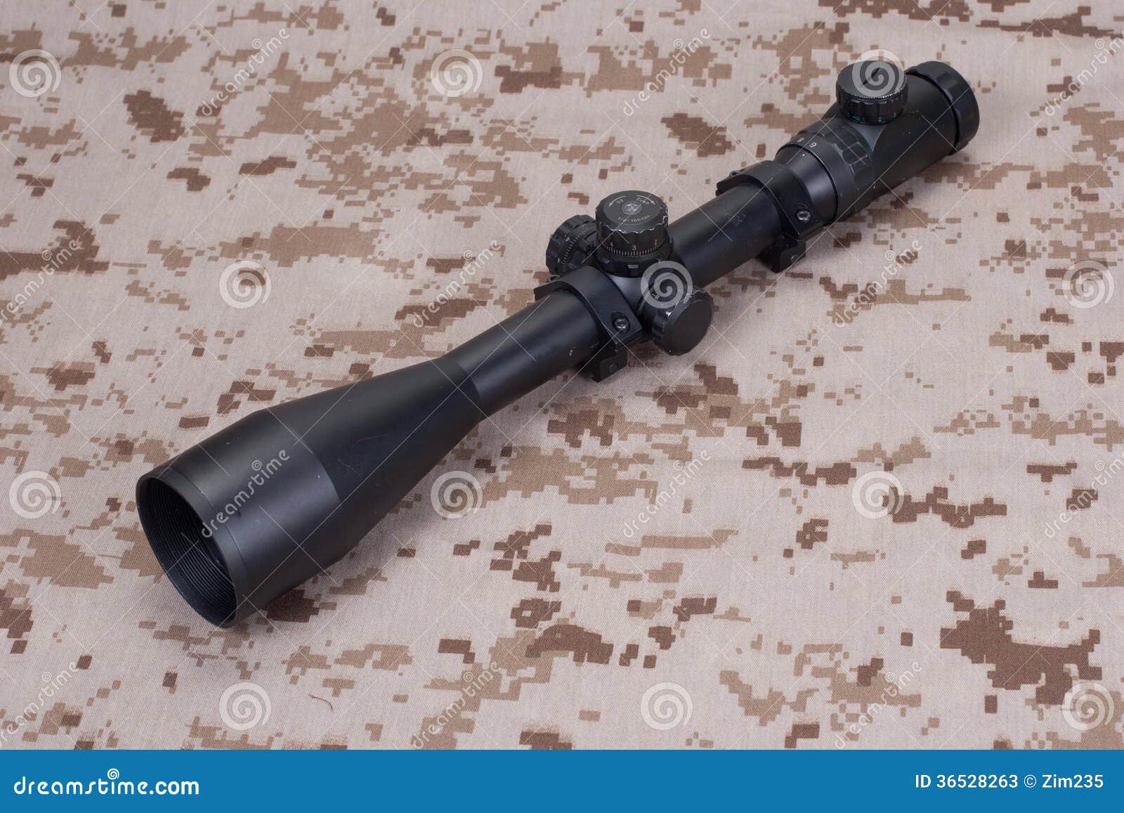 US MARINES Sniper Telescopic Sight Stock Image - Image of scope ...