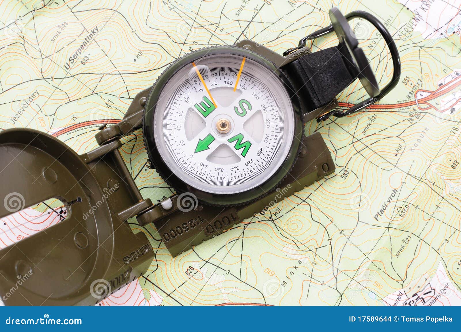 A Military Compass Stock Photography | CartoonDealer.com #8267378