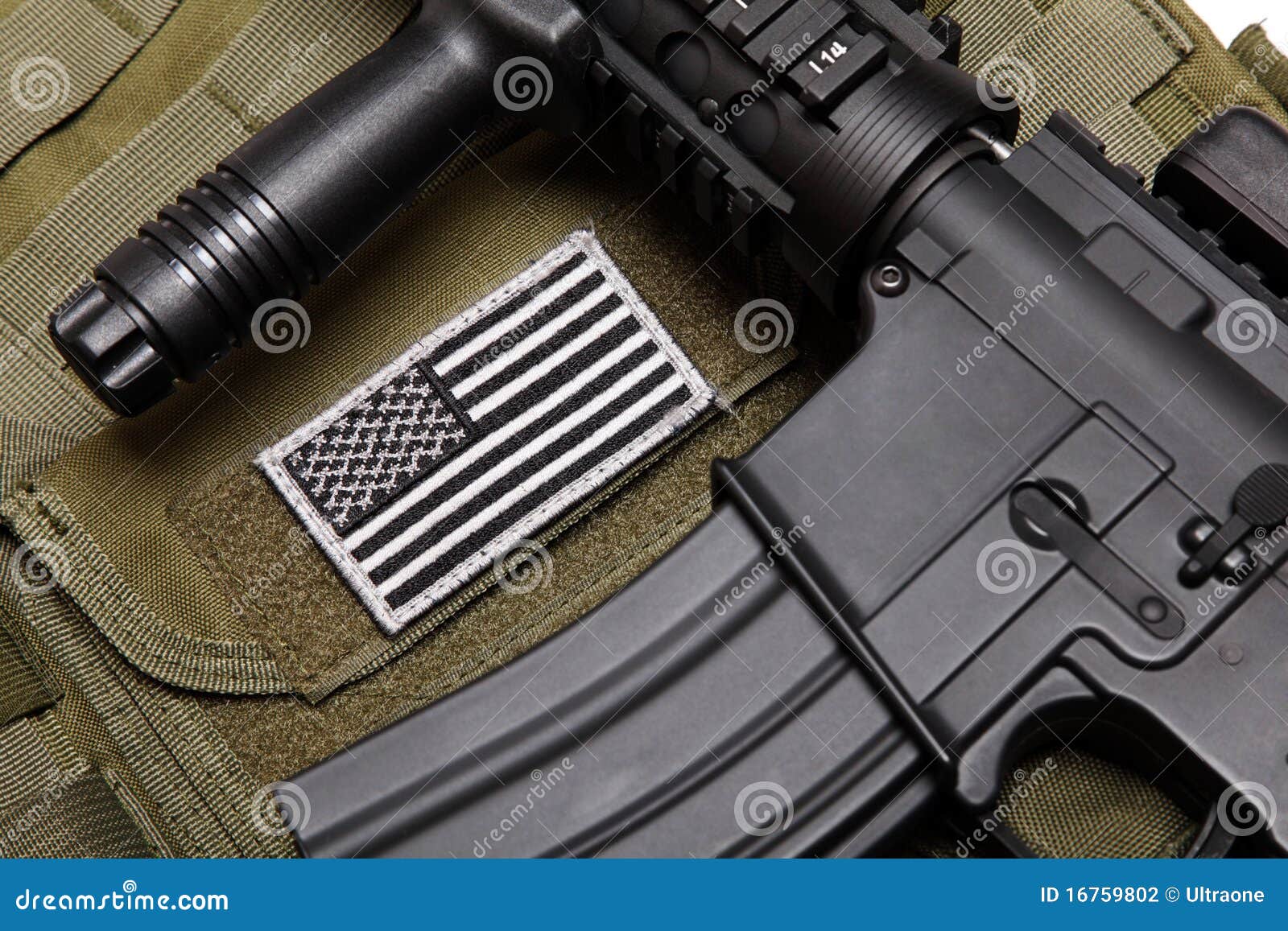 US military concept. stock photo. Image of carbine, military - 16759802