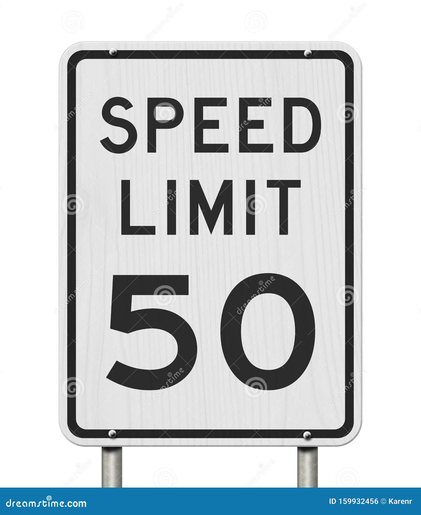 US 50 mph Speed Limit sign stock photo. Image of speed - 159932456