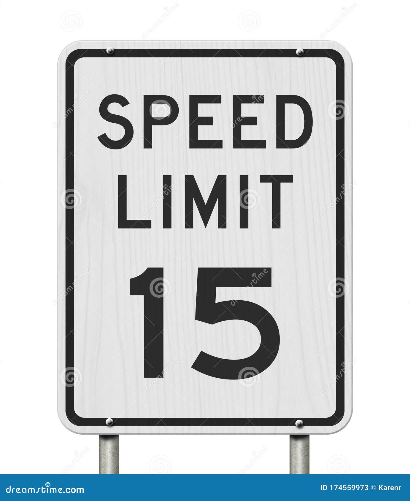 US 15 mph Speed Limit sign stock image. Image of overwhite - 174559973