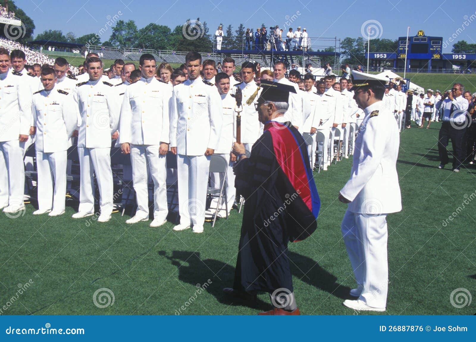 US Naval Academy Graduation Editorial Photo - Image of graduating ...