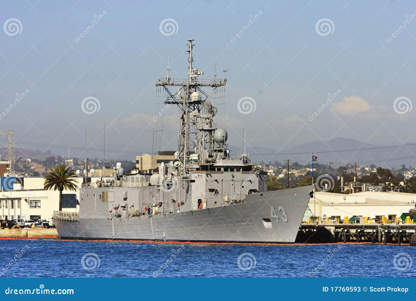 US Navy Battle Ship stock image. Image of protection - 17769593