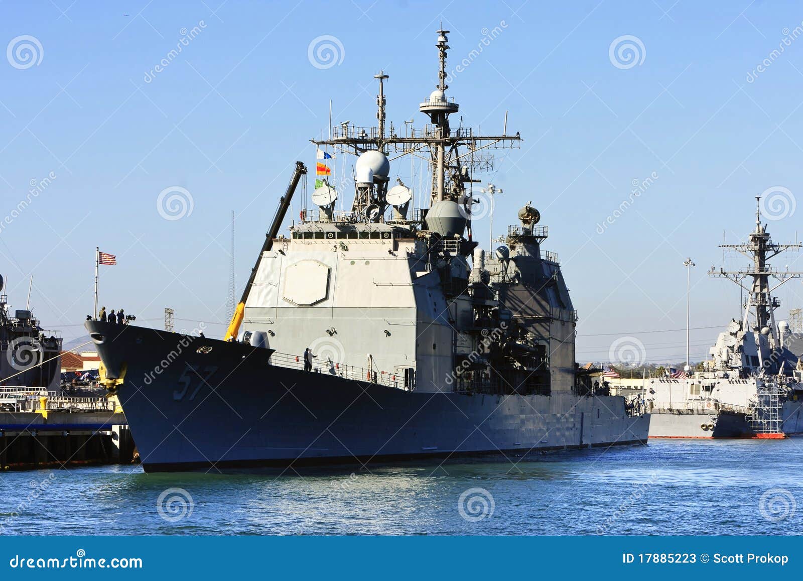 US Navy Battle Ship stock image. Image of power, protection - 17885223