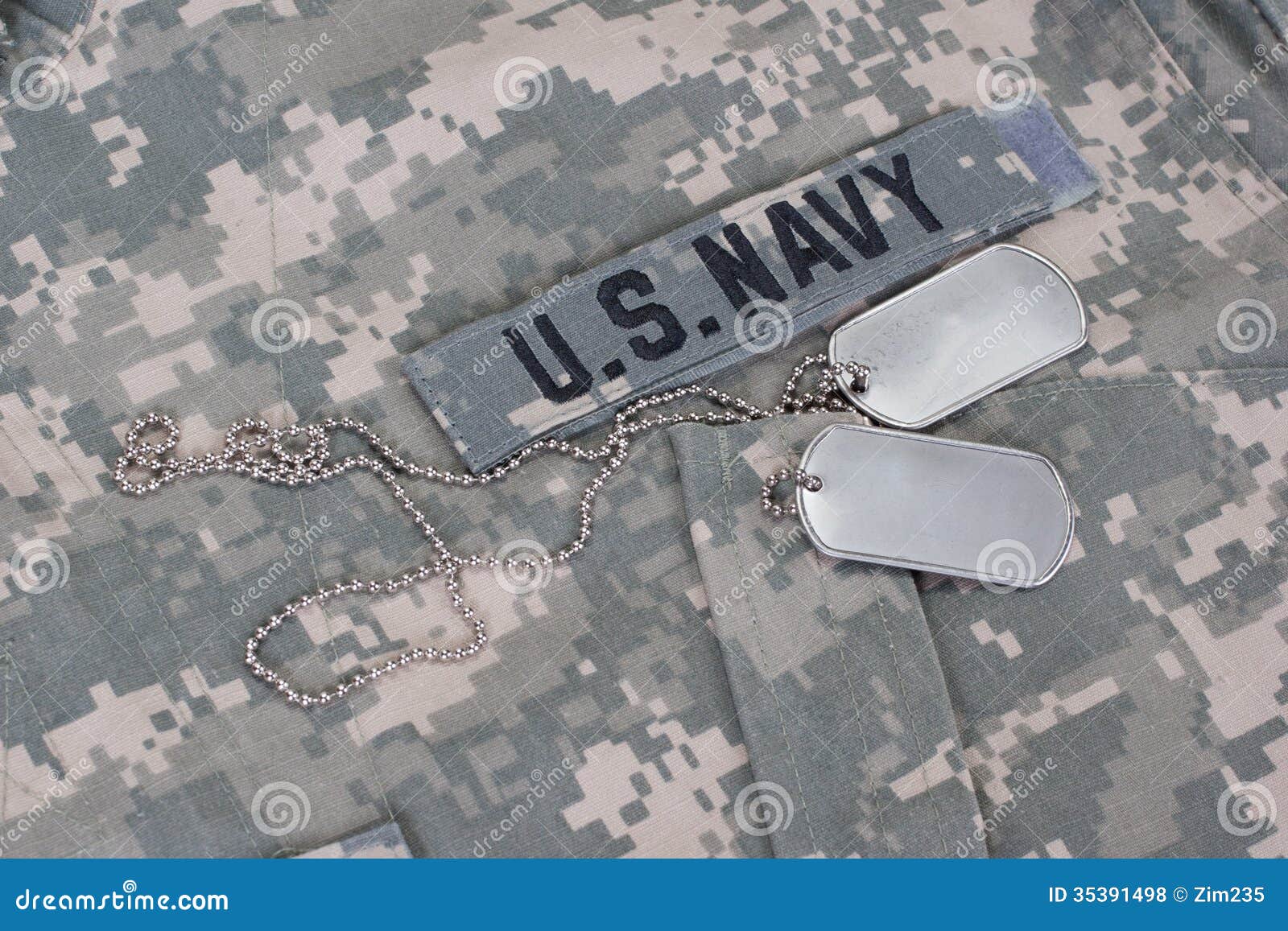 Us Navy Camouflaged Uniform Stock Photo - Image of forces, plate: 35391498