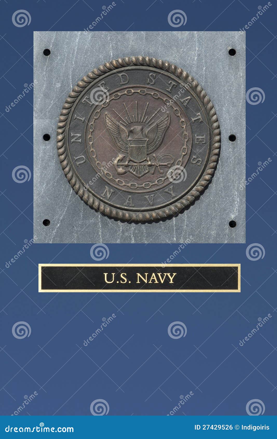 US Navy Emblem stock photo. Image of protect, duty, naval - 27429526