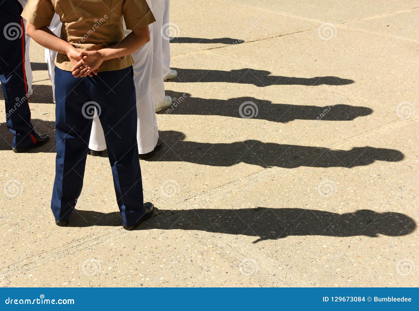 US Navy Sailors from the Back. US Navy Army. Stock Photo - Image of ...