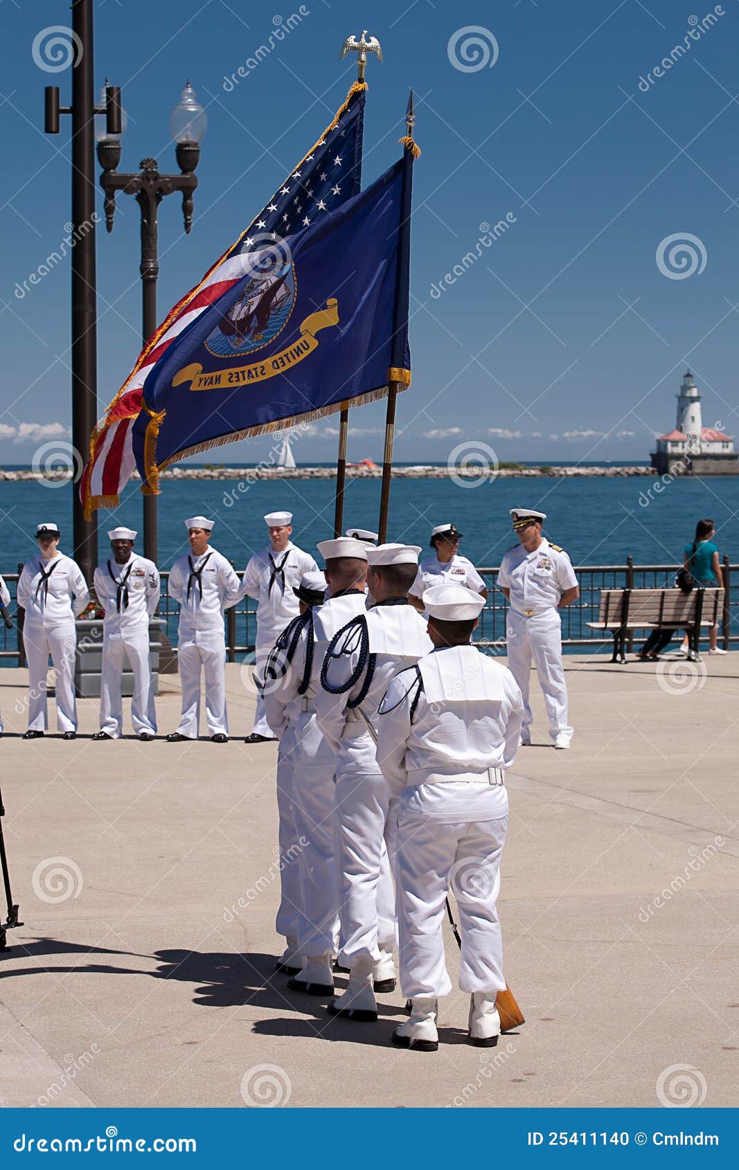 US Navy Soldiers at USS Illinois Ceremony Editorial Image - Image of ...