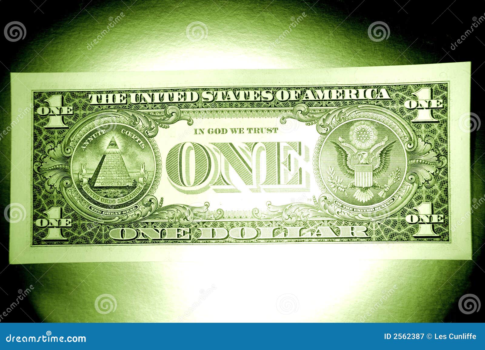 US one dollar stock image. Image of bank, funds, banknote - 2562387