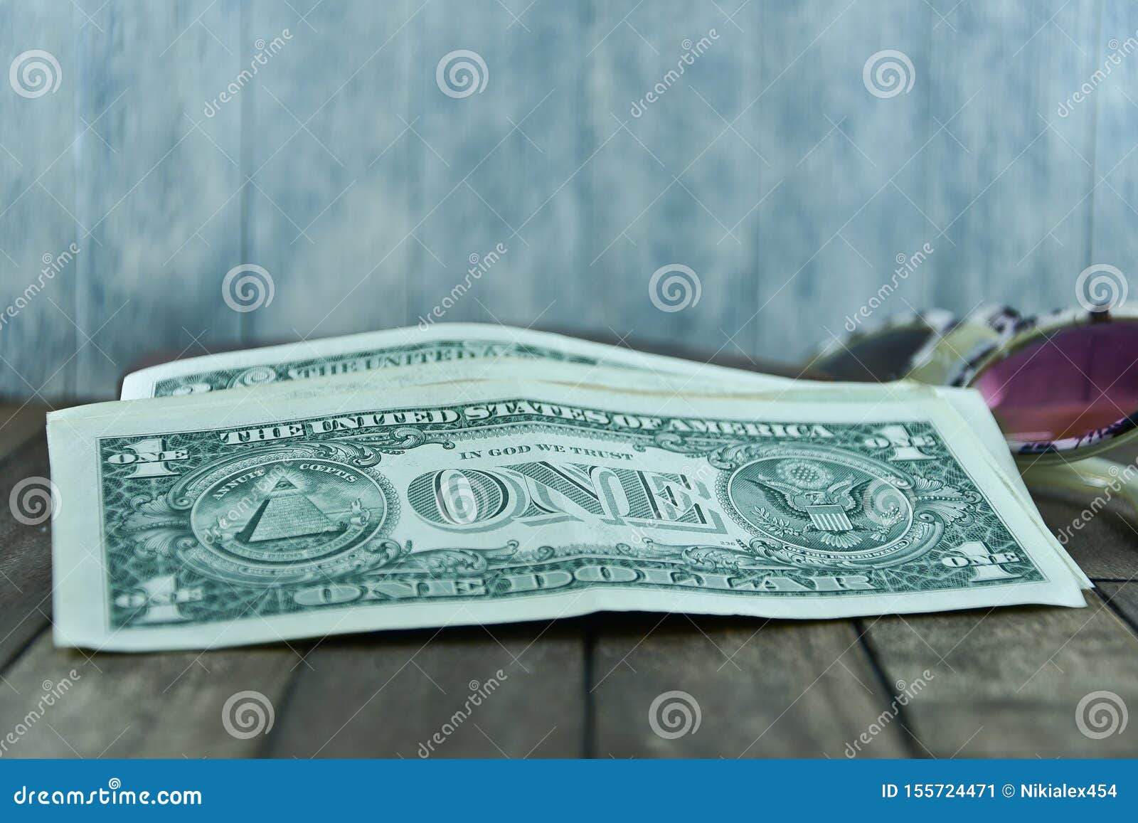 US One Dollar Bill, Back Side Stock Image - Image of pocket, paper ...
