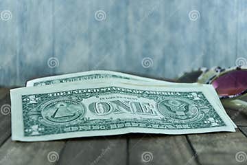US One Dollar Bill, Back Side Stock Image - Image of pocket, paper ...