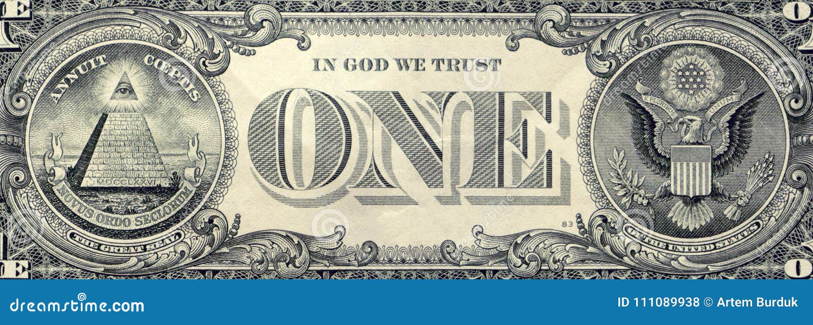 One Dollar Bill Back