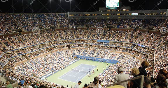 US open stadium editorial photography. Image of crowd - 12319802