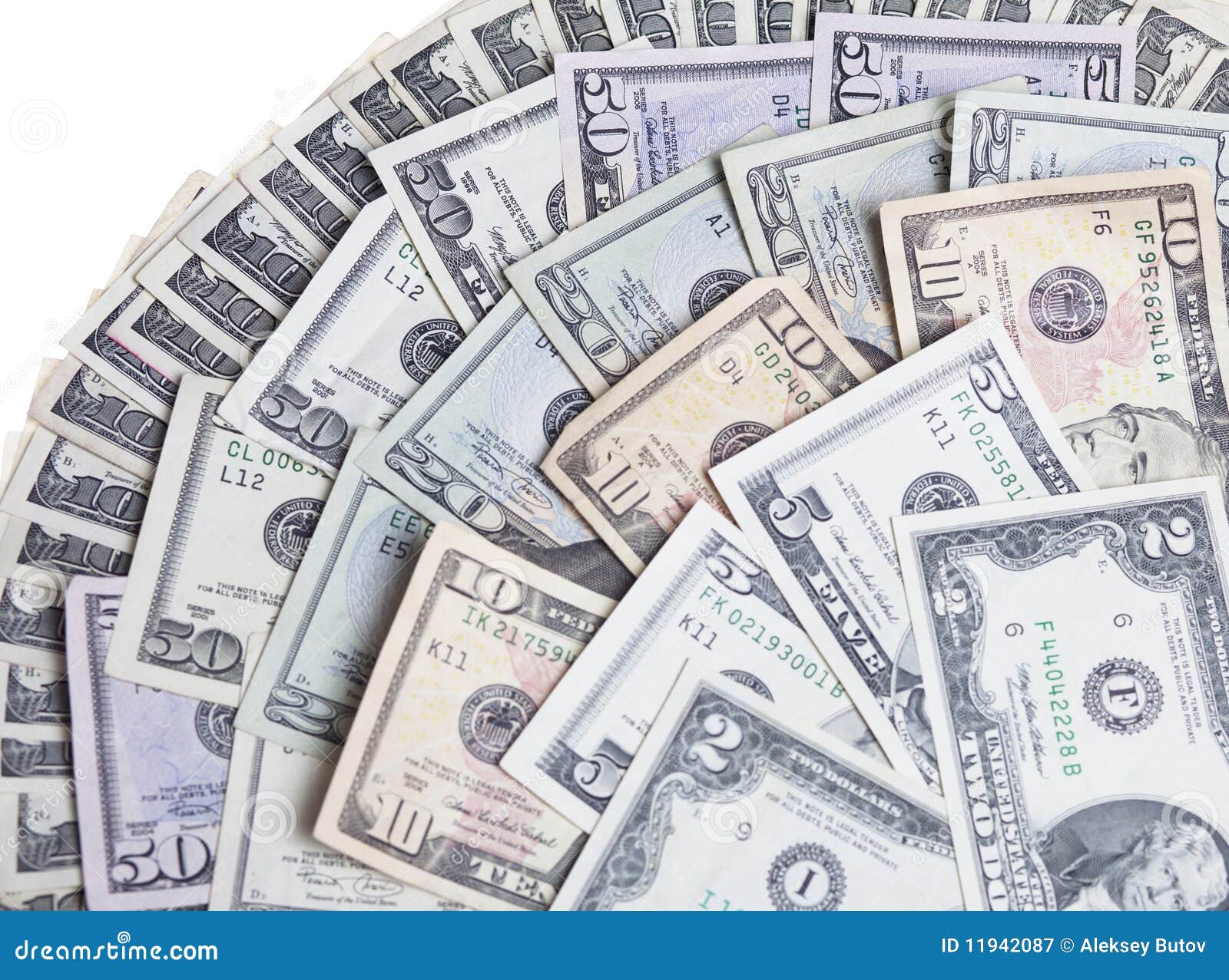 US paper money stock image. Image of fifty, bill, green - 11942087
