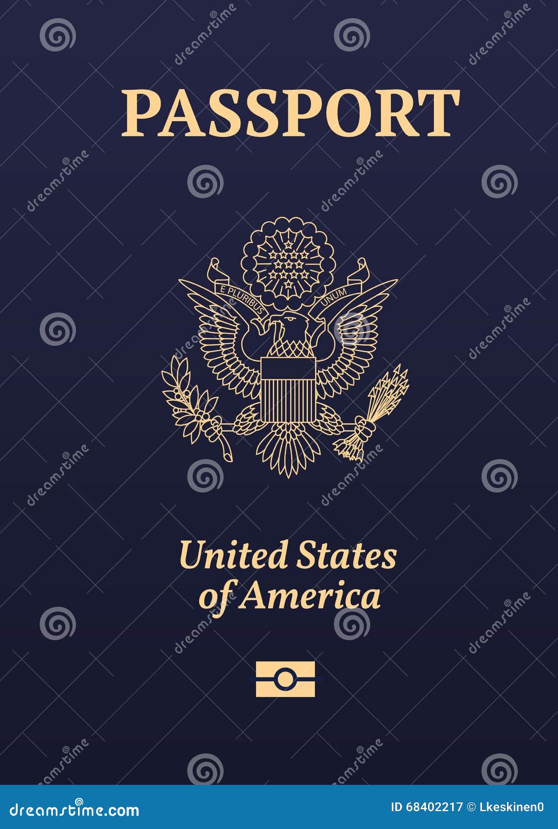 US passport seal stock illustration. Illustration of citizenship - 68402217