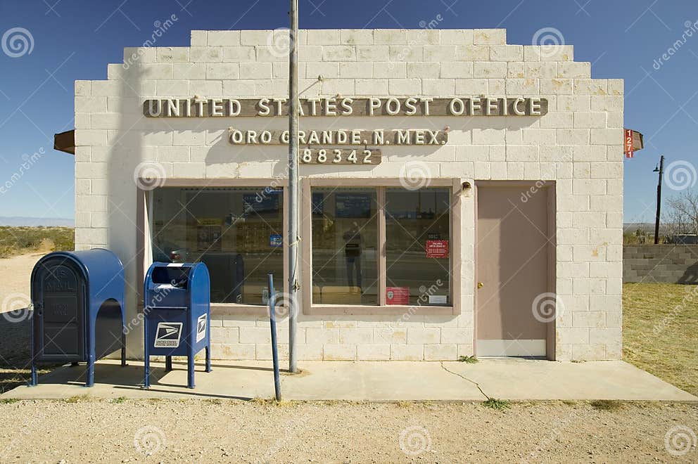 US Post Office in Oro Grande Editorial Photo - Image of town, west ...