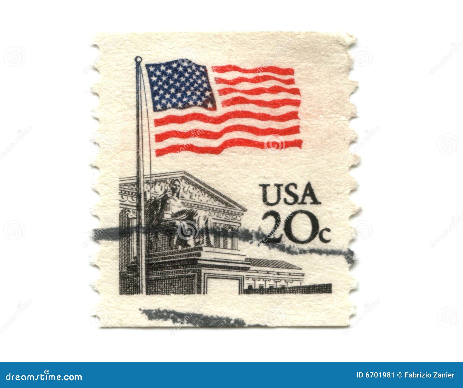 US Postage Stamp on White Background Editorial Photo - Image of letter ...