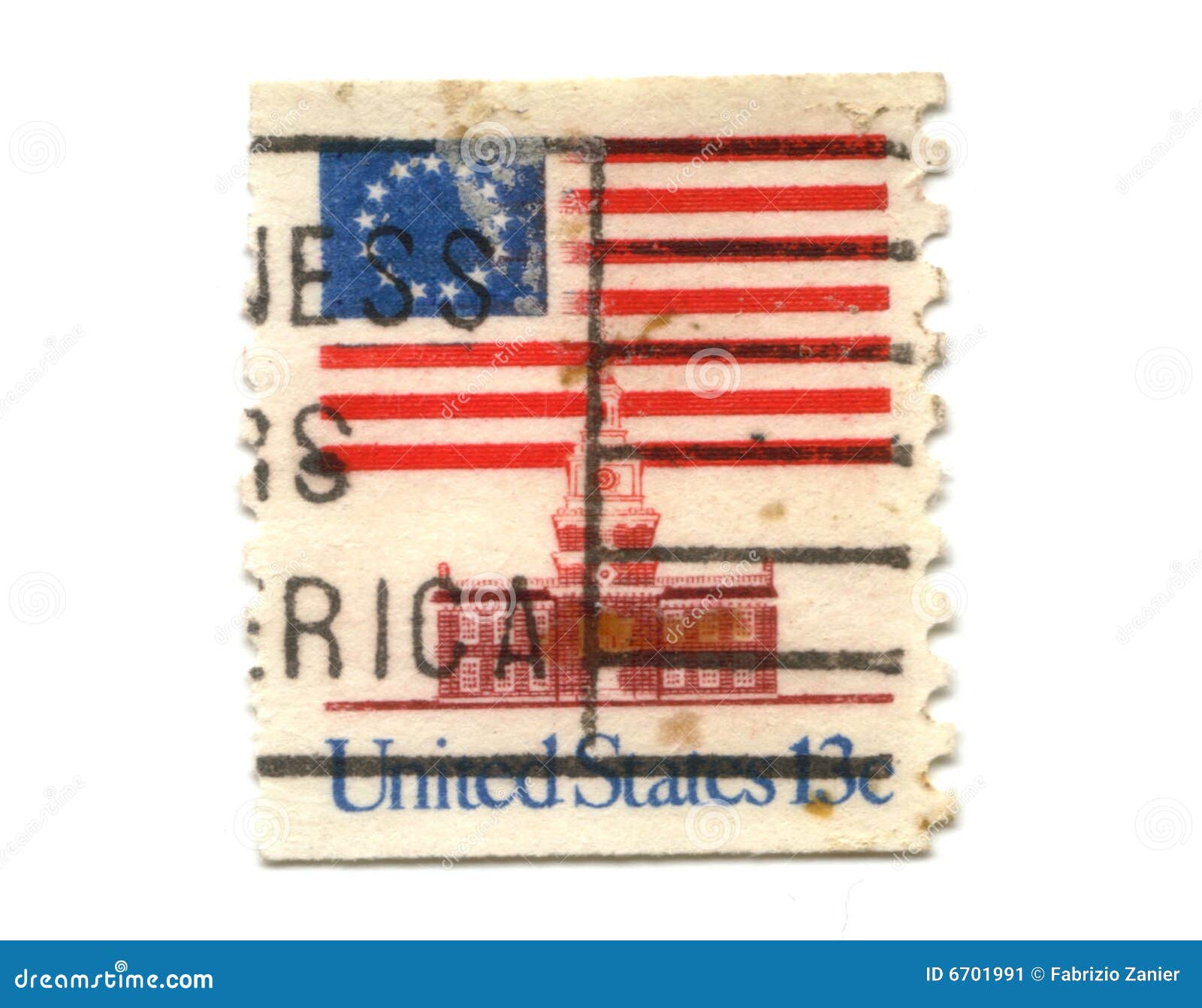 US Postage Stamp on White Background Editorial Photo - Image of states ...