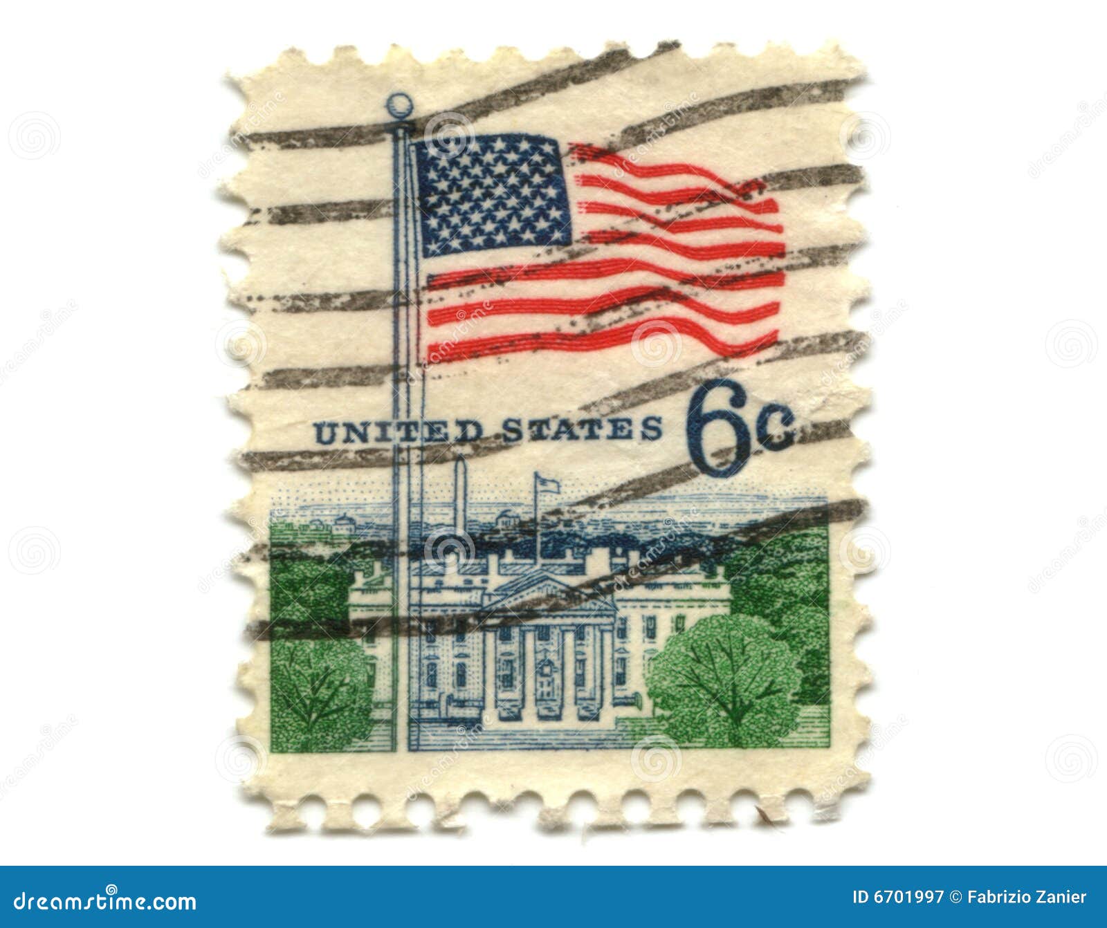 US Postage Stamp on White Background Editorial Photography - Image of ...