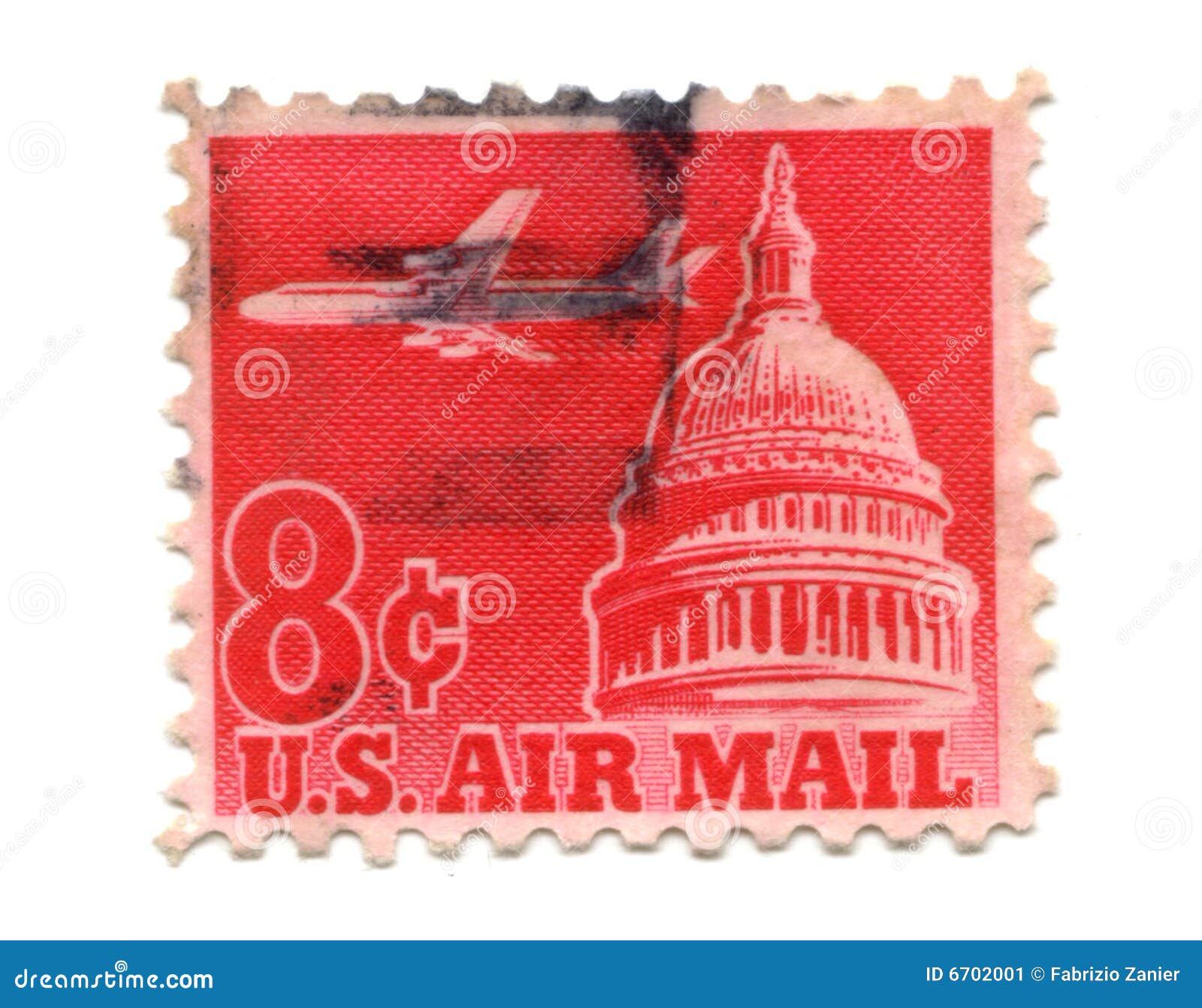 US Postage Stamp on White Background Editorial Photo - Image of ...