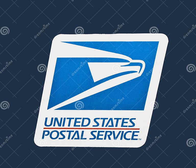 Us postal service logo editorial photography. Image of snail - 18638882