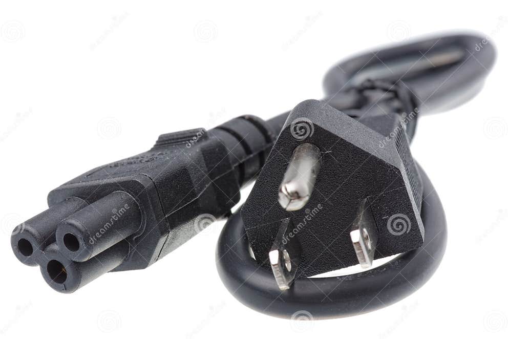 US power plug stock photo. Image of white, black, blue - 66501080